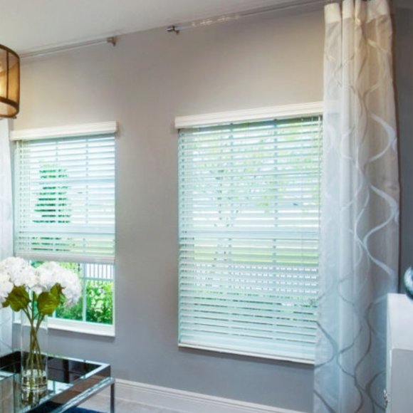 A Better Blind color is Snow White | Accents | 2horizontal Faux ...